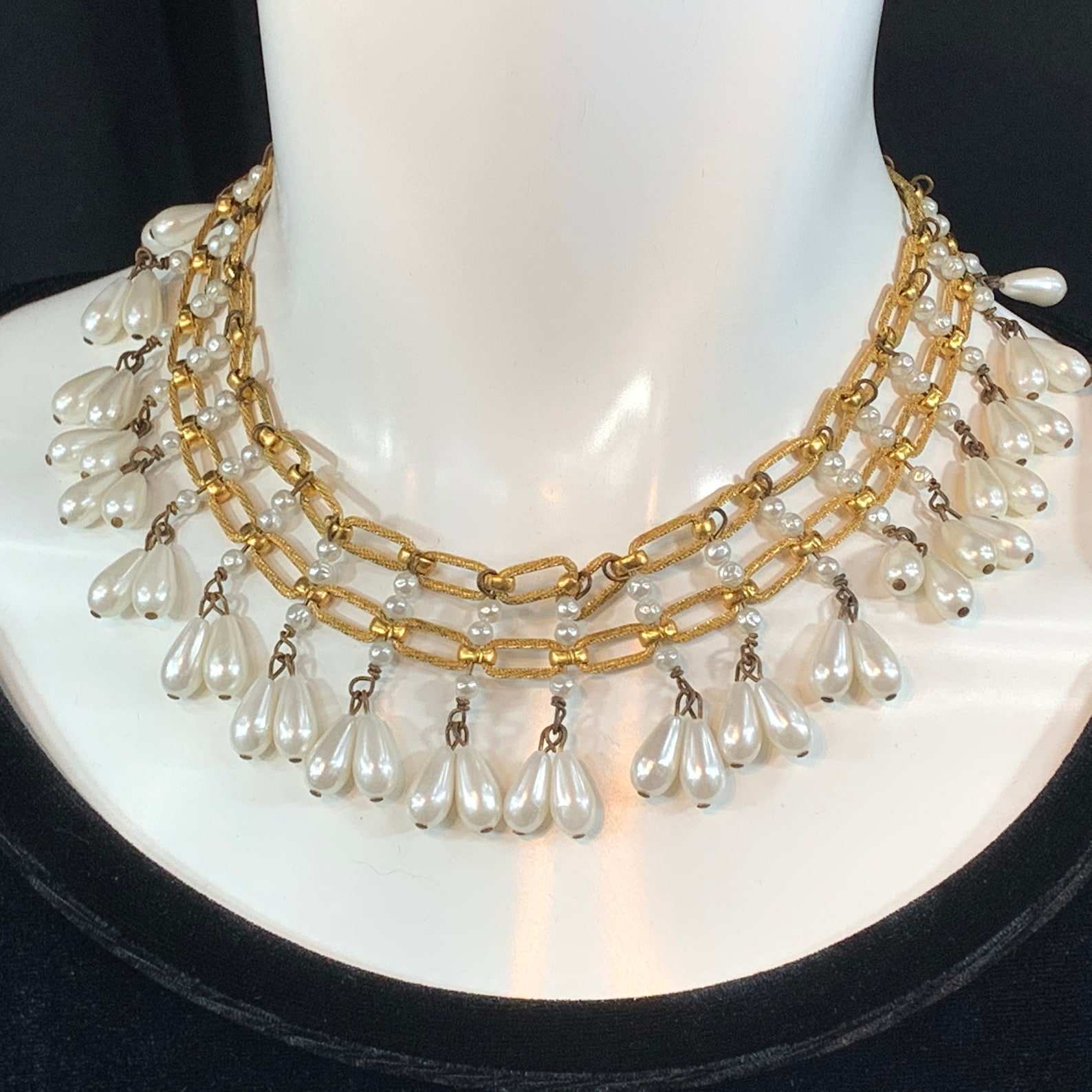 Miriam Haskell Style Necklace Vintage Bridal Jewelry Rare - Etsy