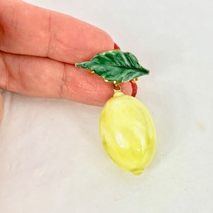 Rare Sandor Enamel Lemon Fruit Brooch, Rare Beauty Vintage - Etsy