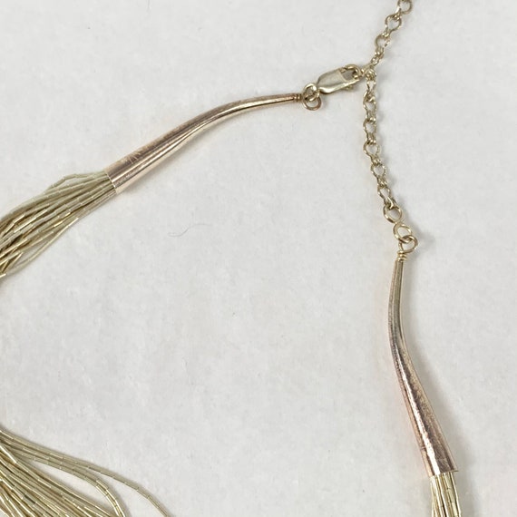 Liquid Silver Sterling Multi-Strand Bead Necklace Rar… - Gem Liquid Silver Sterling Multi-Strand Bead Necklace Rar… - Gem