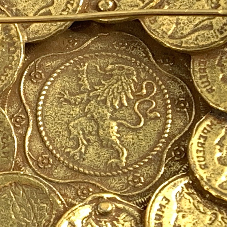 Vintage Napoleon French Coin Brooch, High End, Well-made - Etsy