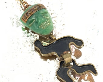 Aztec Jade Necklace - Etsy