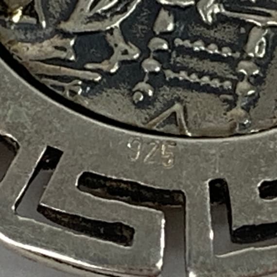 Ancient Coin Replica Macedonian Drachma 925 Necklace … - Gem