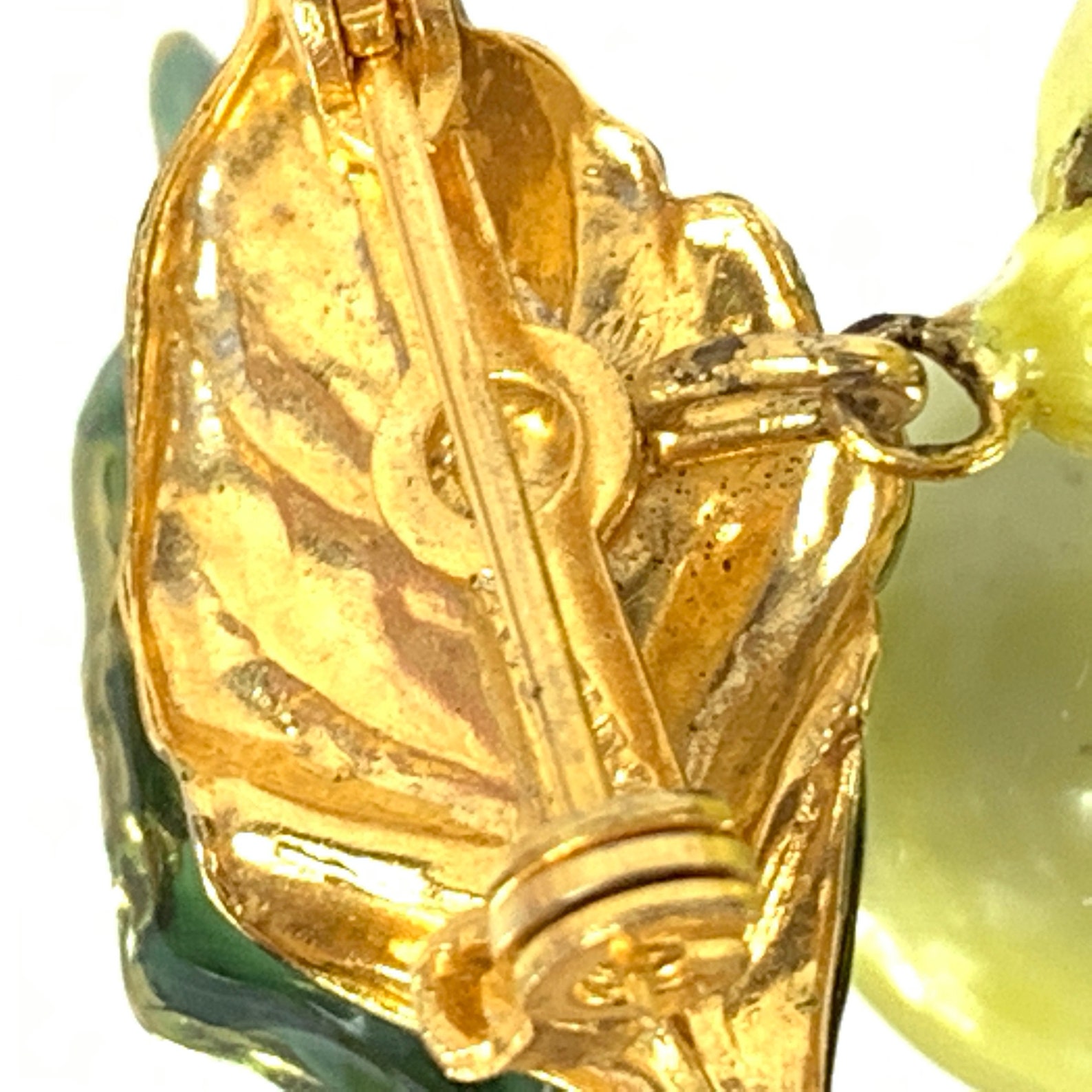 Rare Sandor Enamel Lemon Fruit Brooch Rare Beauty Vintage - Etsy