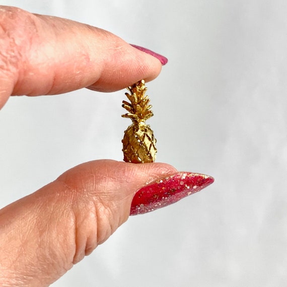 Crea Sterling Vermeil Hawaiian Pineapple Aloha State … - Gem