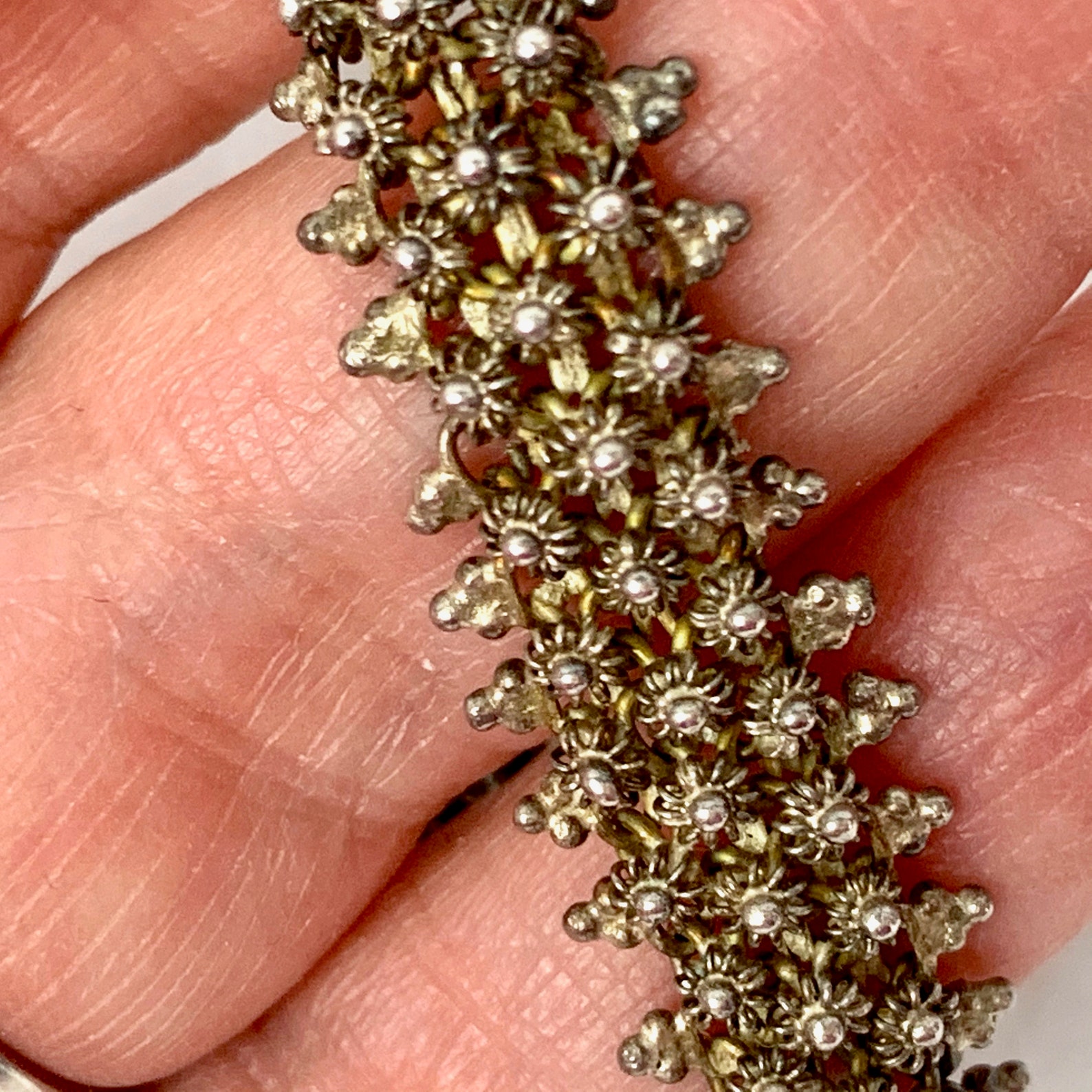 Lao Dok Phikoun Flower Cannetille Work Traditional Necklace - Etsy