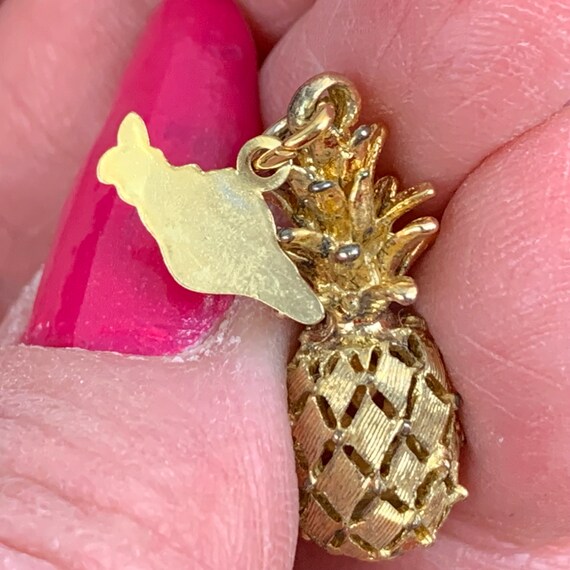 Crea Sterling Vermeil Hawaiian Pineapple Aloha State … - Gem