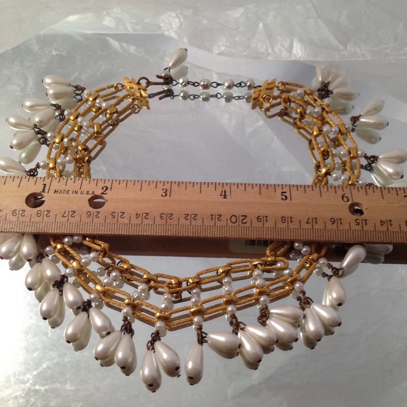 Miriam Haskell Style Necklace Vintage Bridal Jewelry Rare - Etsy