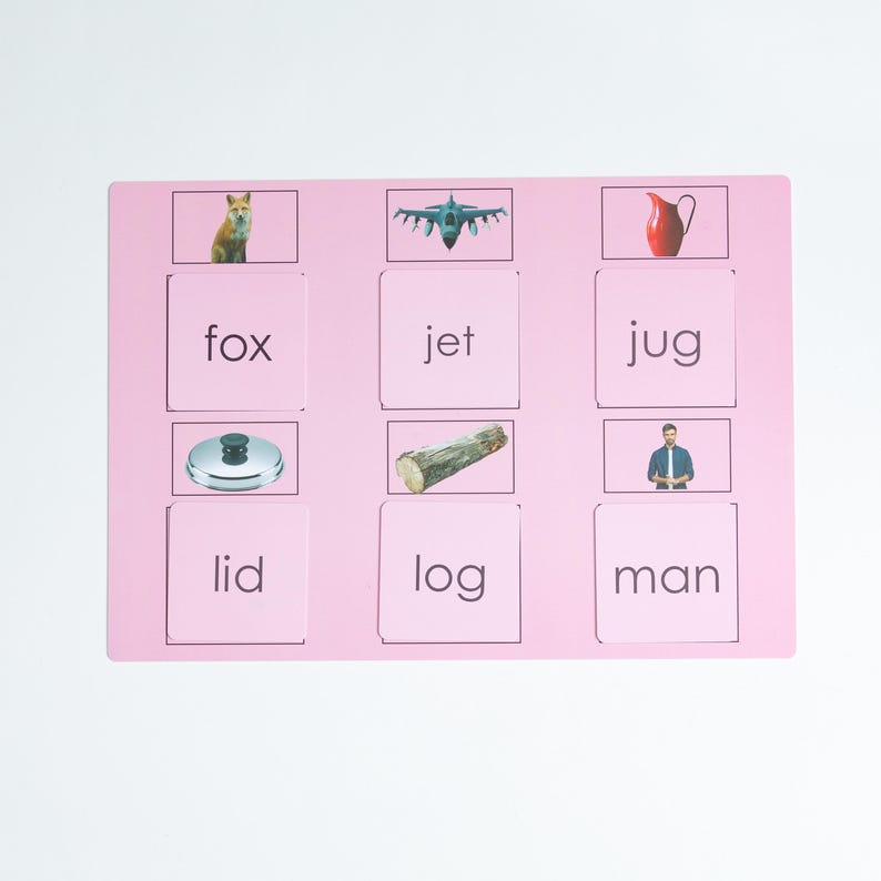 Montessori Pink Series Classroom-ready Set | Montessori Language ...