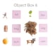 36 Montessori Pink Series Objects With Cards | Montessori Language ...