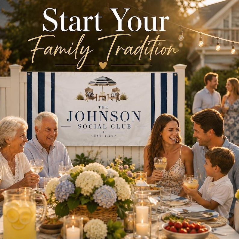 Custom Family Reunion Banner - Outdoor Vinyl Welcome Sign - Etsy UK