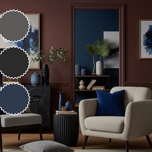 Mid-century Modern Paint Palette: Whole House Color Scheme (PDF ...