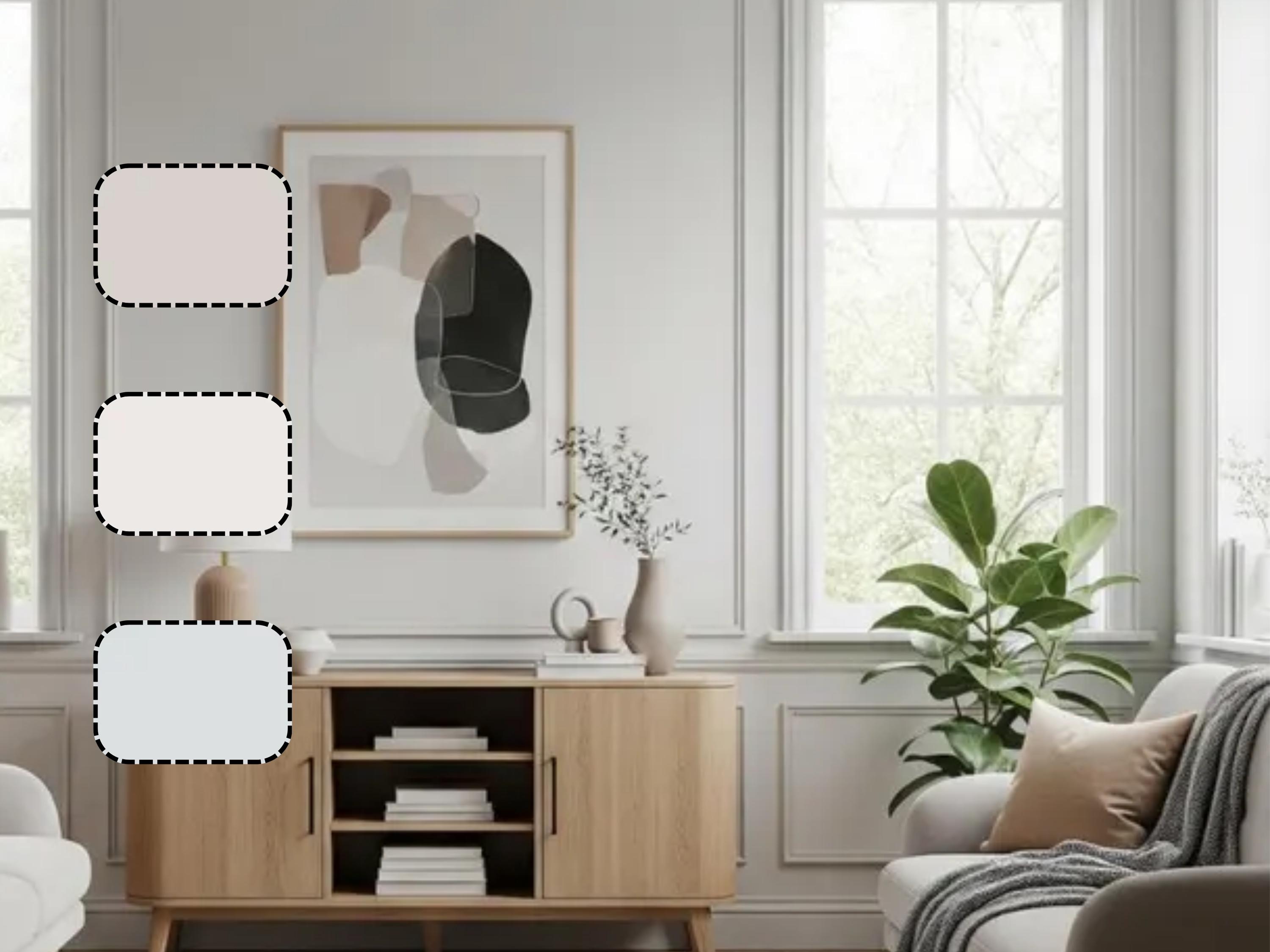 Sherwin Williams Quietude Color Palette: Modern Farmhouse Interior ...