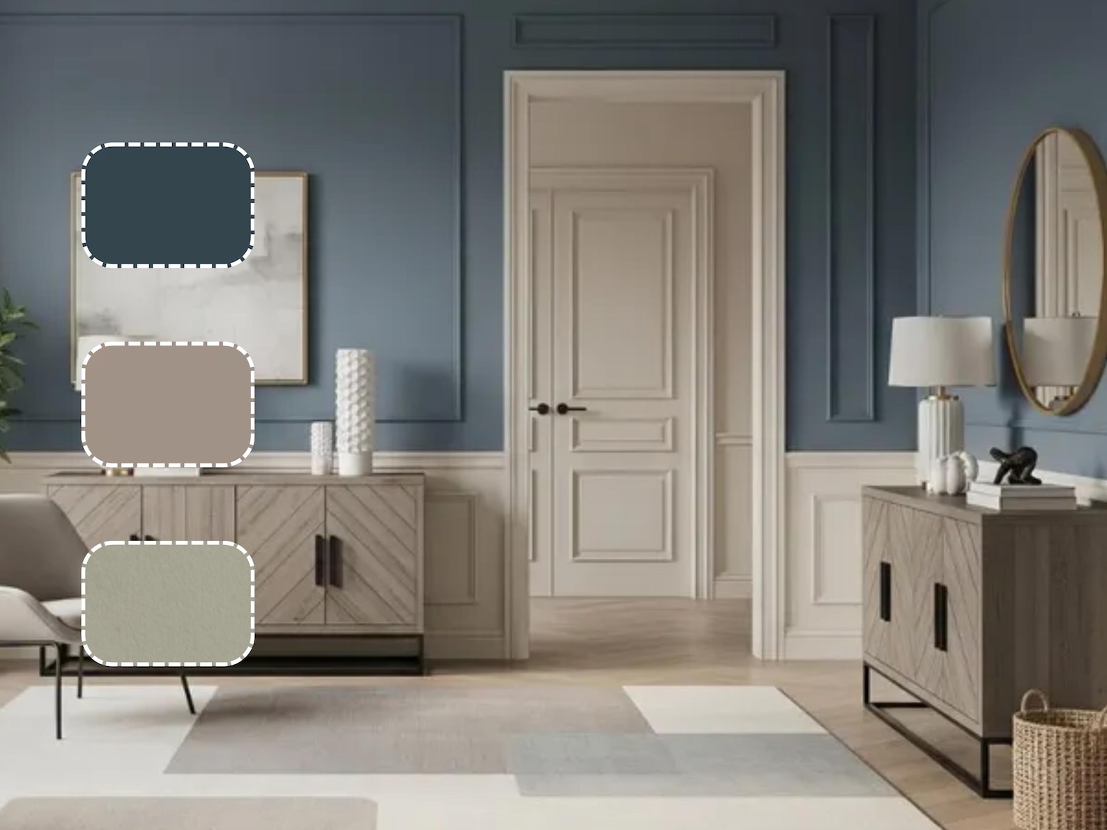 2025 HGTV Color of the Year, Sherwin Williams Quietude Palette, Modern ...