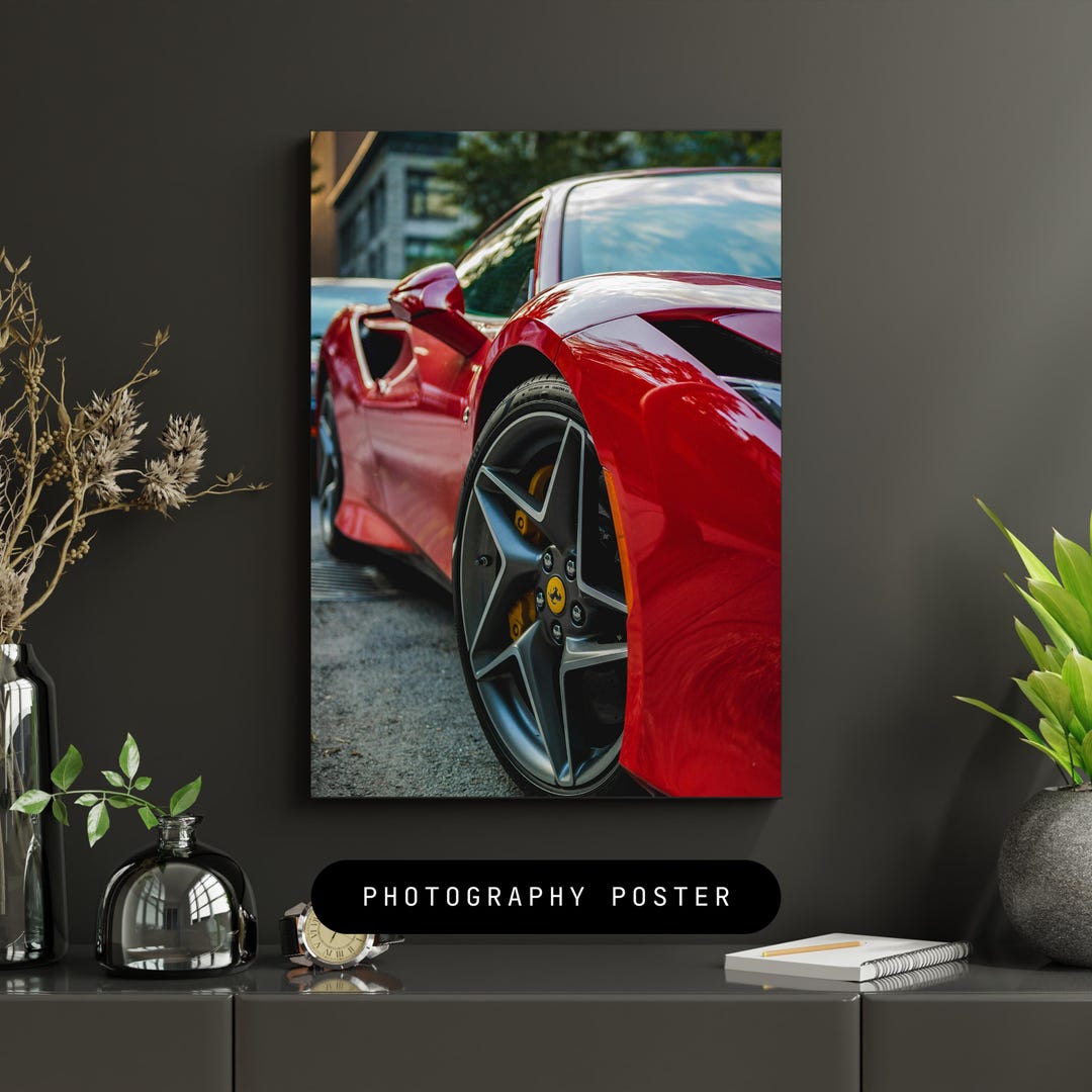 Ferrari Supercar Digital Download – High-resolution Automotive Wall Art ...
