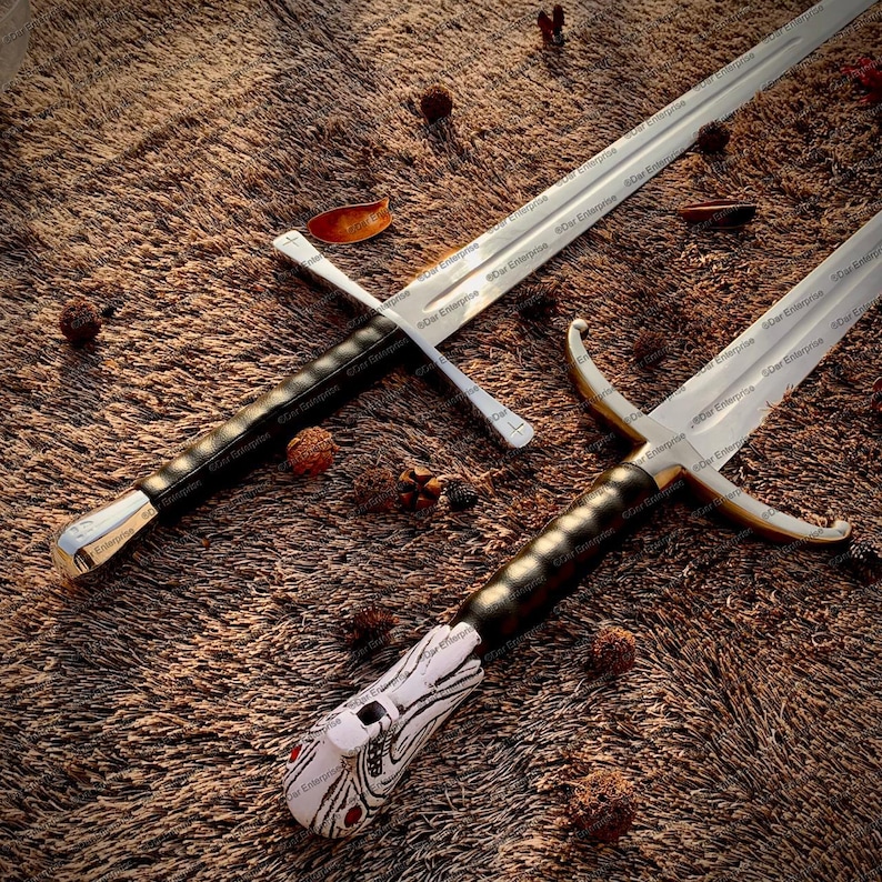 Hand-forged Medieval Swords | High-carbon Steel Knight's Collection - Etsy