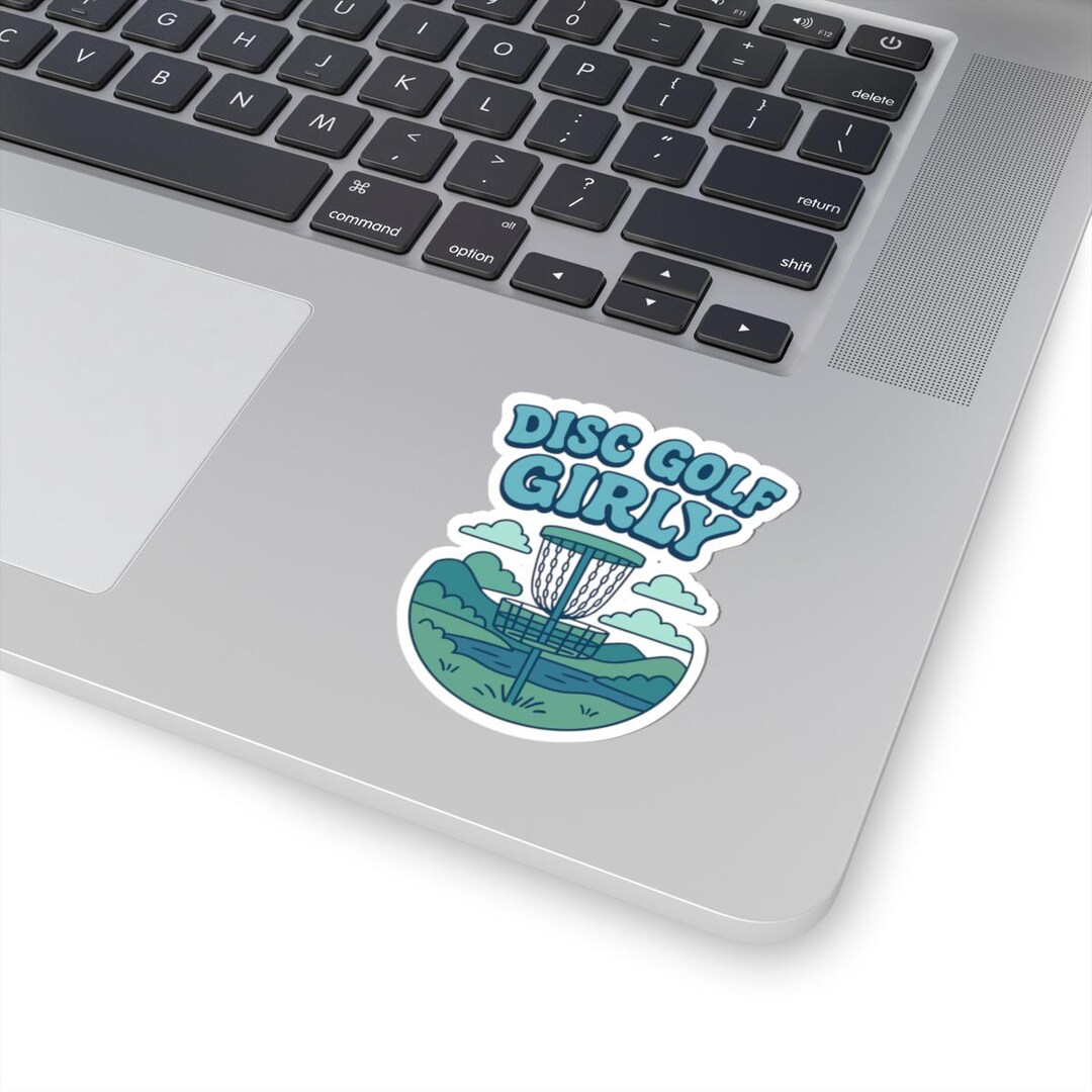 Girly Disc Golf Sticker: Trendy Vinyl Decal - Etsy