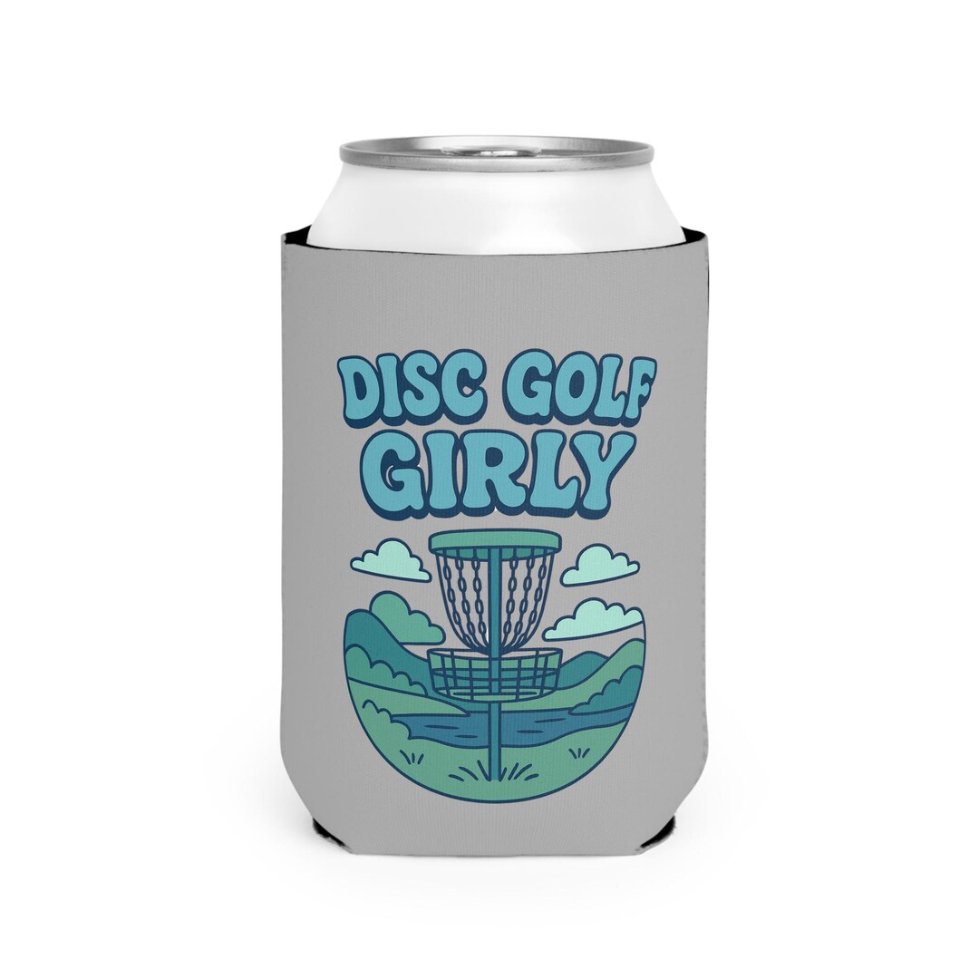 Girls' Disc Golf Can Cooler Sleeve: Neoprene Drink Holder - Etsy