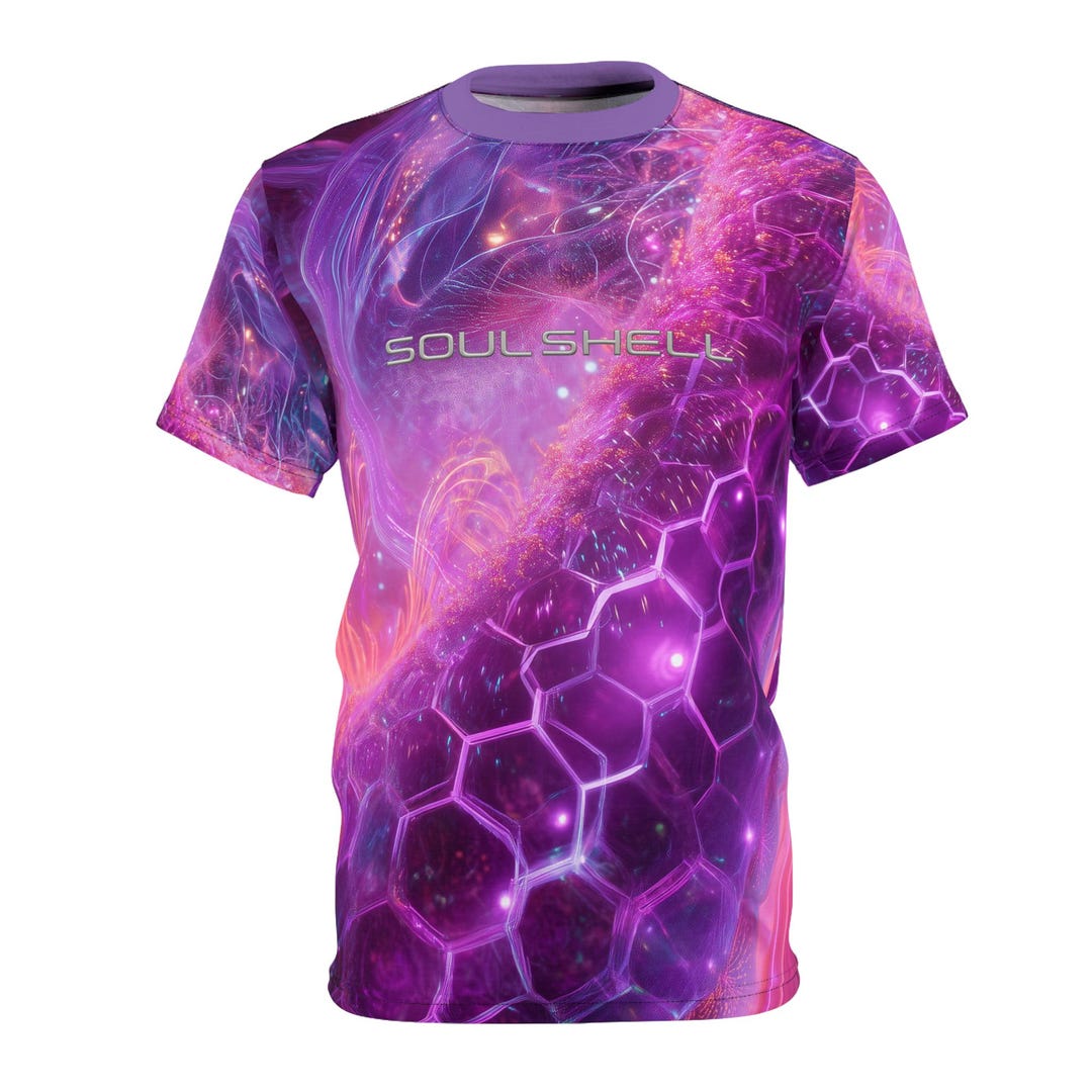 Psychedelic Cosmetic Helix DNA Tee for Soul Seekers, Unisex AOP T-shirt ...