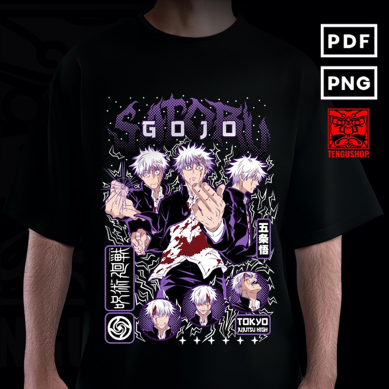 Anime Gojo Sketch - Etsy