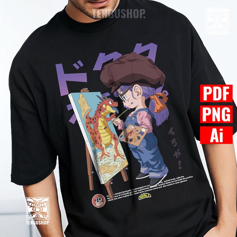 Arale vector - Etsy México