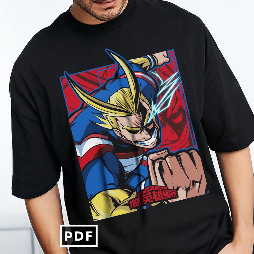 All Might Vector - Etsy