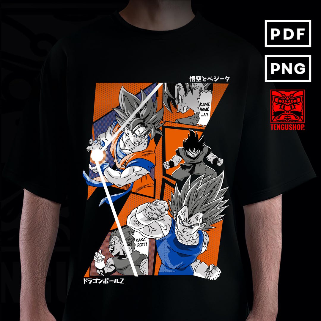 Anime Vector Dragon Ball Premium Etsy