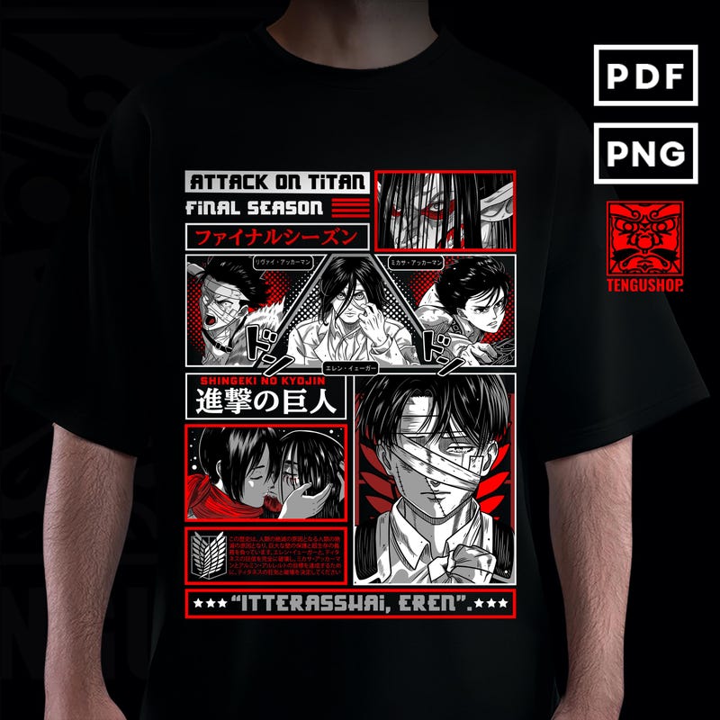 Attack on Titan Fanart - Etsy