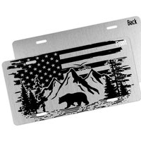 WOLF AND MOON Vanity License Plate Howling #2 Wild Animals Nature - Etsy