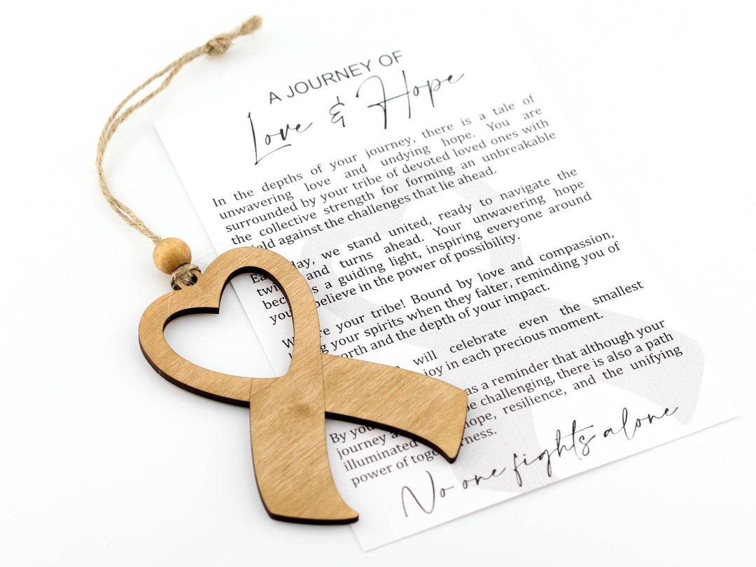 Cancer Ribbon, Cancer Awareness Ribbon, Motivational Breast Cancer Gift ...