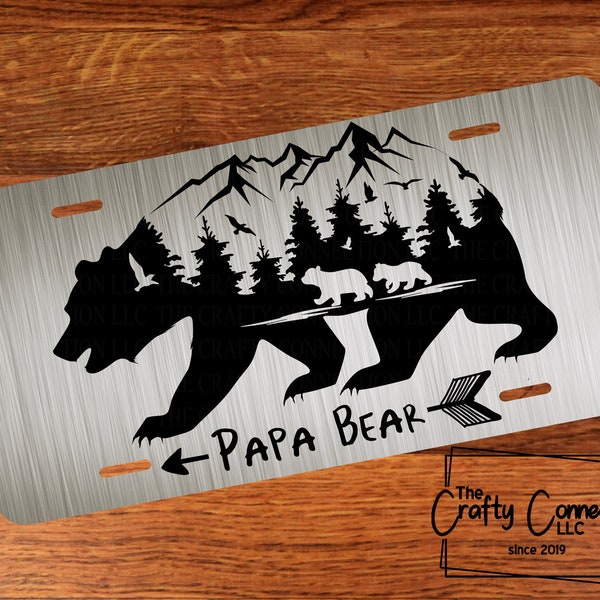 Bear License Plates - Etsy