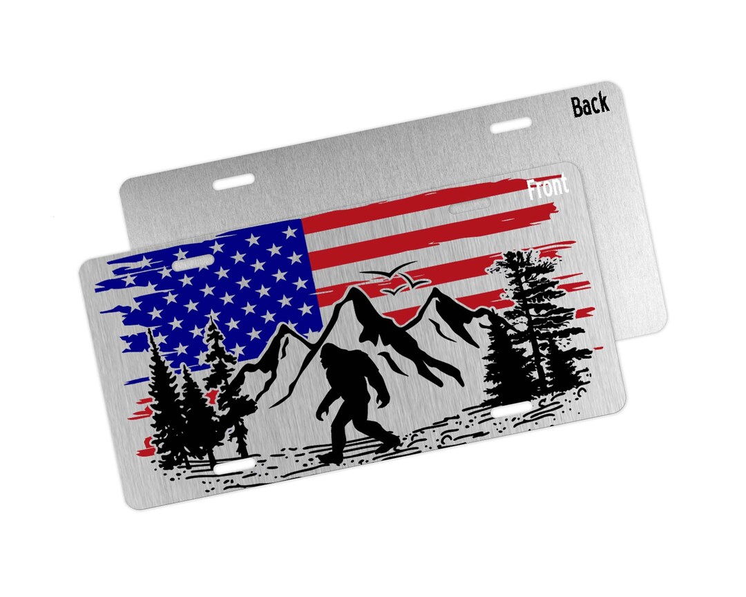 Bigfoot Front License Plate Bigfoot License Plate With - Etsy