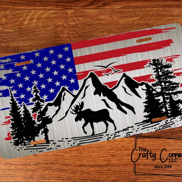 Moose License Plate - Etsy