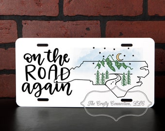 Hiking License Plate - Etsy