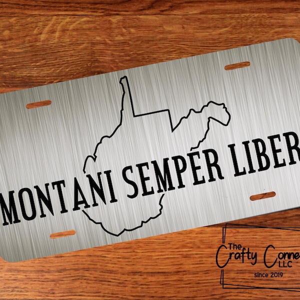 West Virginia Front License Plate - Etsy