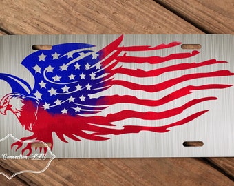 United States Patriot License Plate Patriotic License Plate - Etsy