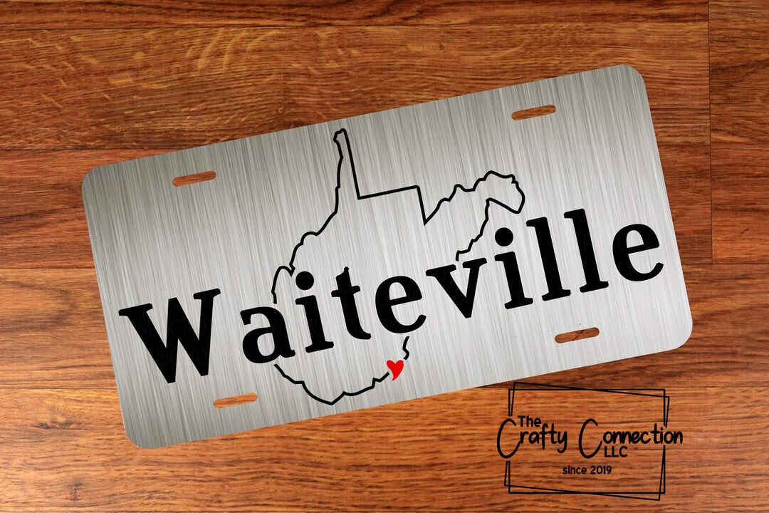 WV Front License Plate West Virginia License Plate Custom West Virginia ...