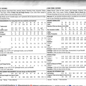 Simplicity 1008 Misses Fantasy Cosplay Dress Costume Sewing Pattern ...