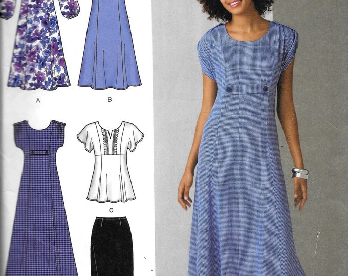 Simplicity 2249 Karen Z Dress or Tunic and Skirt Sewing Pattern UNCUT ...