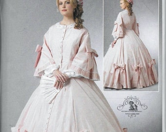 Simplicity 1139 Civil War Underwear Chemise Drawers Corset Historical ...