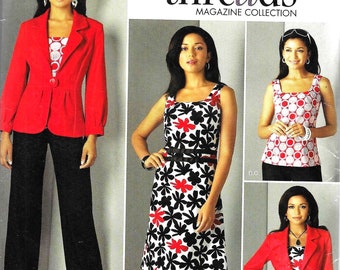 Butterick 3756 Two-piece Dress Skirt and Top Sewing Pattern UNCUT Size ...