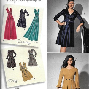 Simplicity 2338 Misses Day or Evening Dress Gown Sewing Pattern UNCUT ...