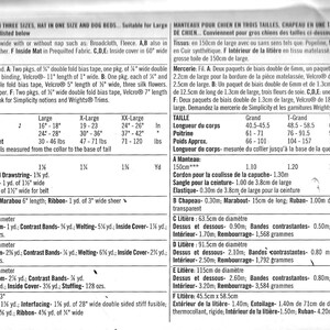 Simplicity Sewing for Dummies 4367 Dog Bed Pillow Coat Rain Visor Hat ...