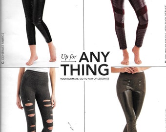 Mccall's 5394 Slim Fit Leggings Capri and Ankle Length - Etsy