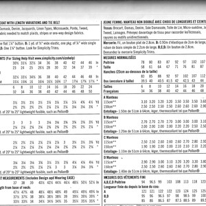 Simplicity 8798 Easy Wrap Unlined Coat/jacket Sewing Pattern - Etsy