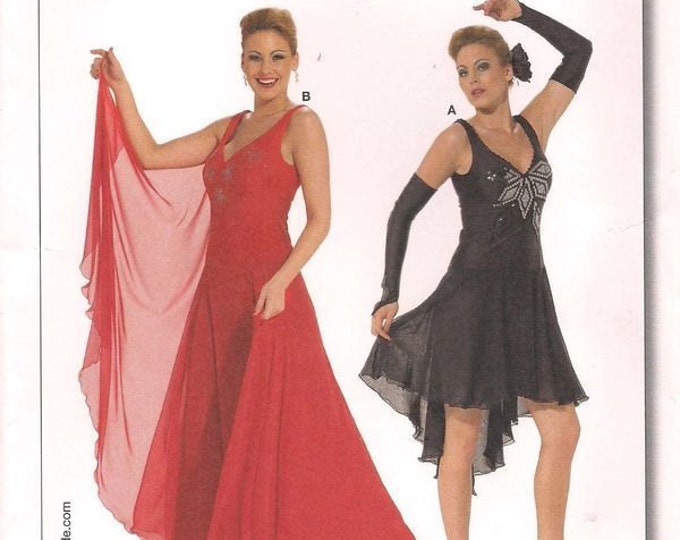 Burda 7879 Ballroom Dance Salsa Latin Ballet Tango Costume - Etsy