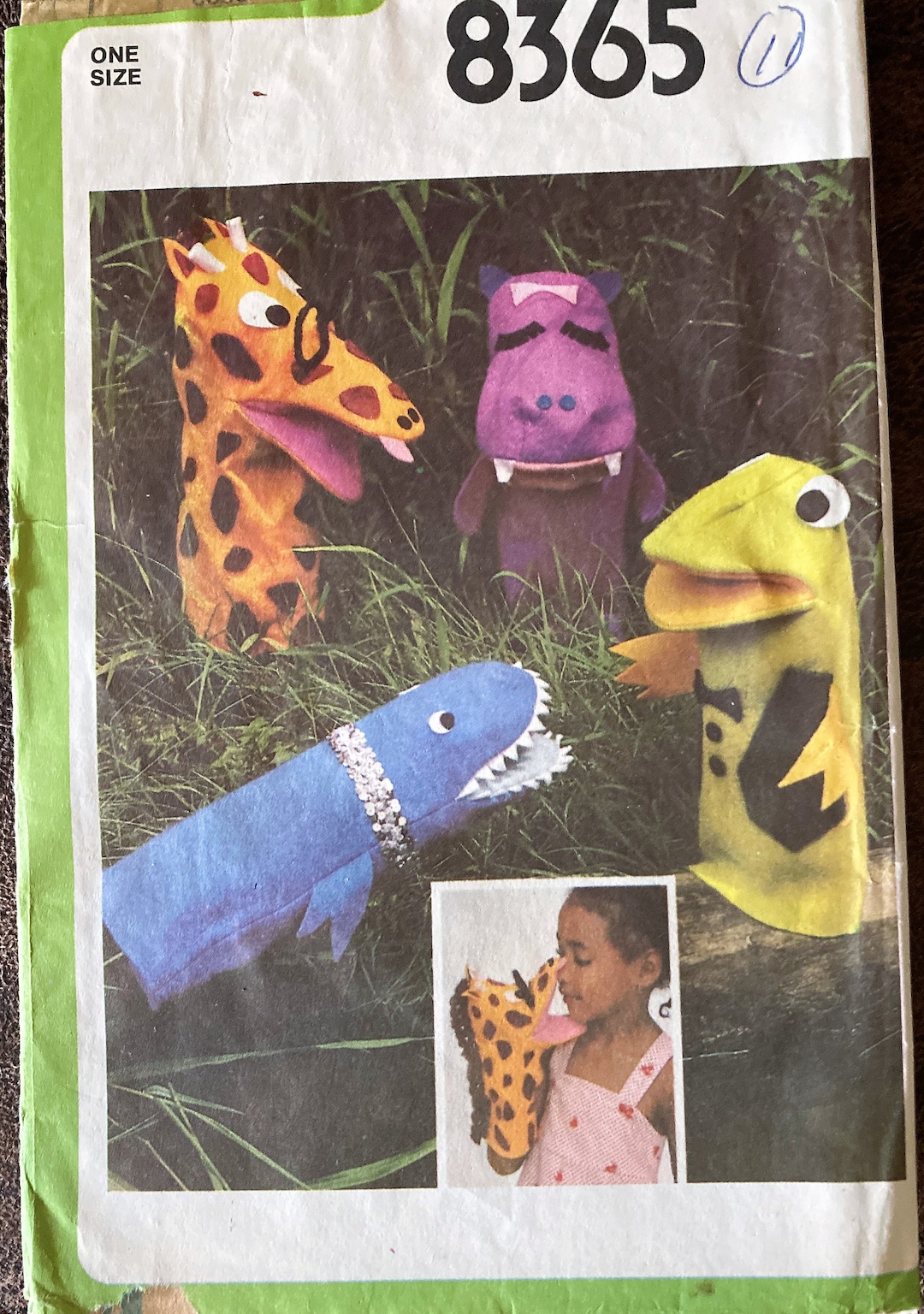 Vintage Simplicity 8365 PUPPET Sewing Pattern UNCUT - Etsy