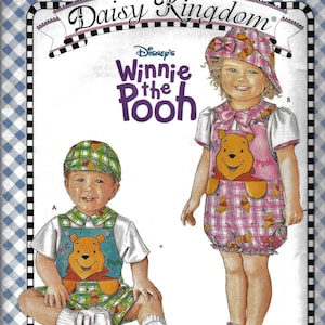 Simplicity 7197 Daisy Kingdom Winnie the Pooh Toddler Romper Shirt ...