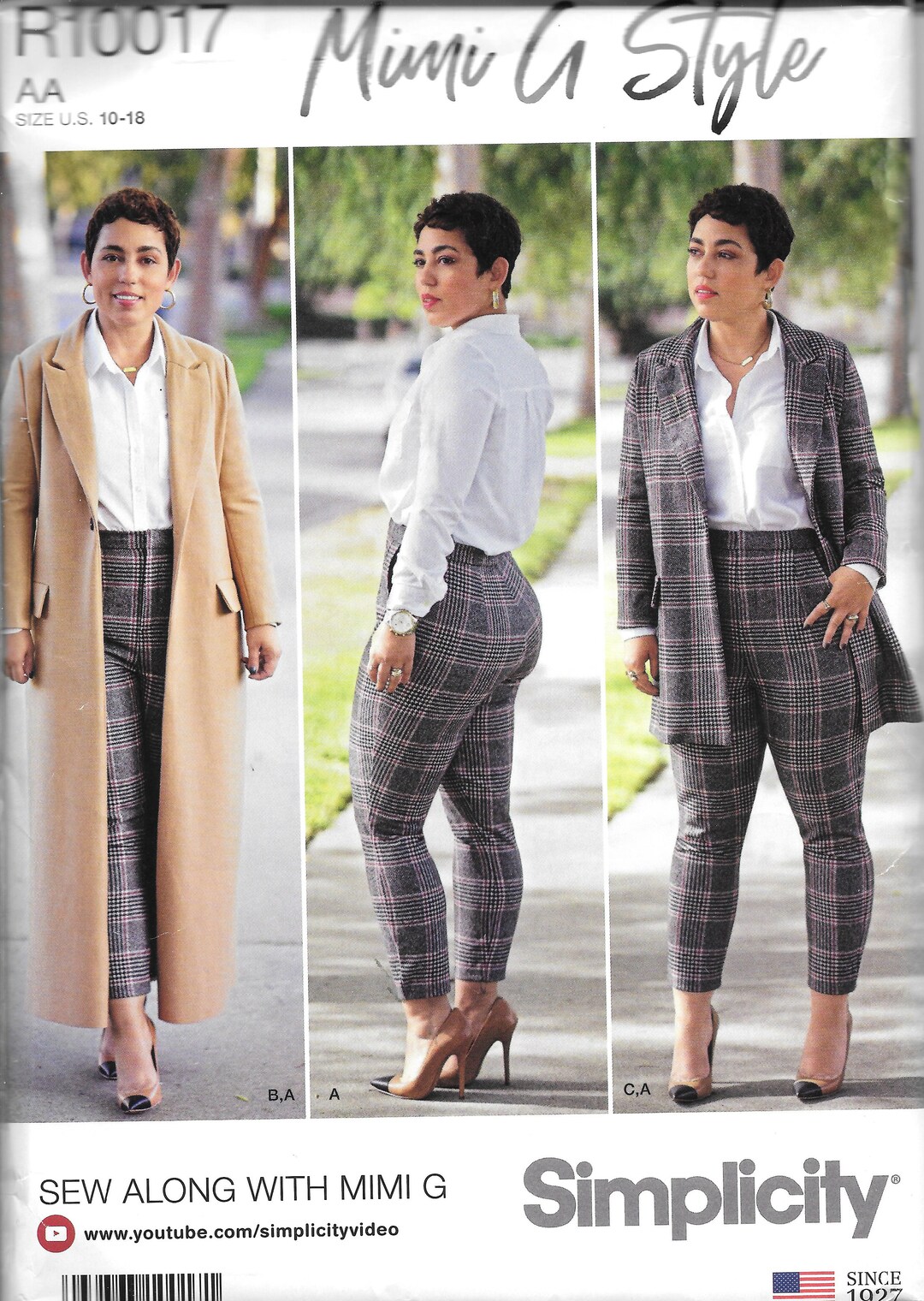 Simplicity 8749/ R10017/ R11411 Mimi G Style Designer Coat and Pants ...