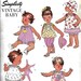 Simplicity 1813 Vintage Baby Romper, Dress, Top, Pants, Panties and Hat ...