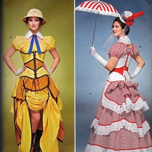 Simplicity 8159 Lori Ann Corset Skirt Bustier Cosplay Steampunk Costume ...